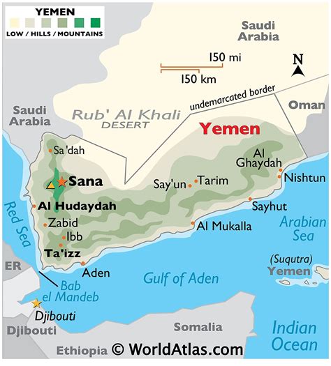 Yemen Maps And Facts World Atlas