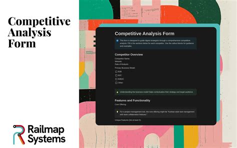 Competitive Analysis Form Template Notion Marketplace