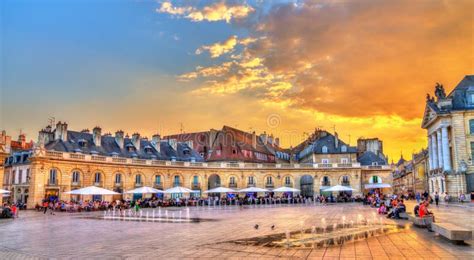 Building In Front Of The Ducal Palace In Dijon France Stock Image