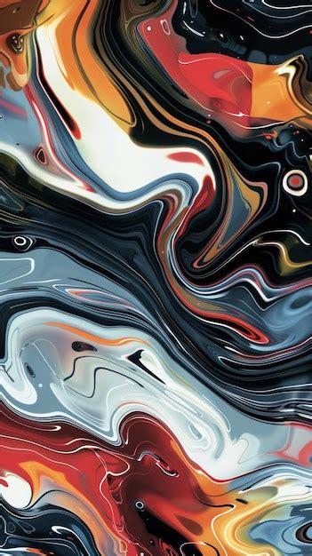 Abstract Shapes Intersecting In Colorful Composition Premium Ai Generated Image