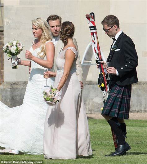 British Slalom Star Chemmy Alcott Gets Married Complete With A Pair