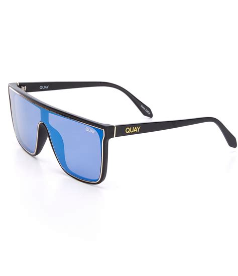 Quay Australia Unisex Nightfall 49mm Shield Sunglasses Dillards