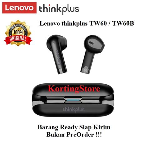 Jual Lenovo Thinkplus TW TWS True Wireless Headset Bluetooth Earbuds Shopee Indonesia