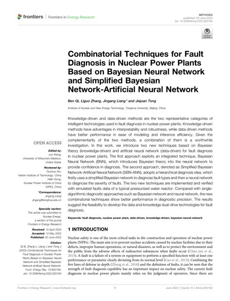 pdf combinatorial techniques for fault diagnosis in nuclear power