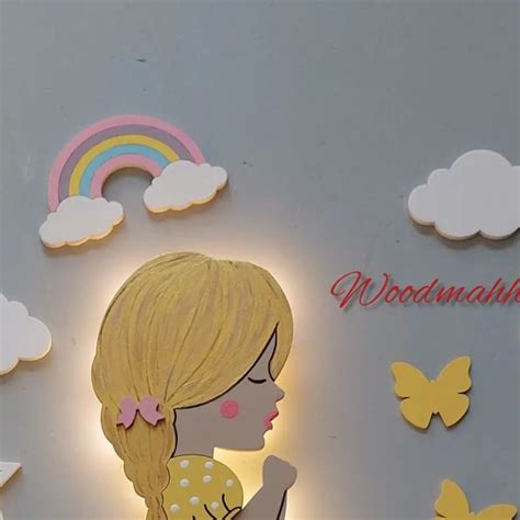 چراغخواب کودک و اکسسوری وودماه on Instagram فکر شو بکن این ست خوشگل تو اتاقش باشه و هر شب