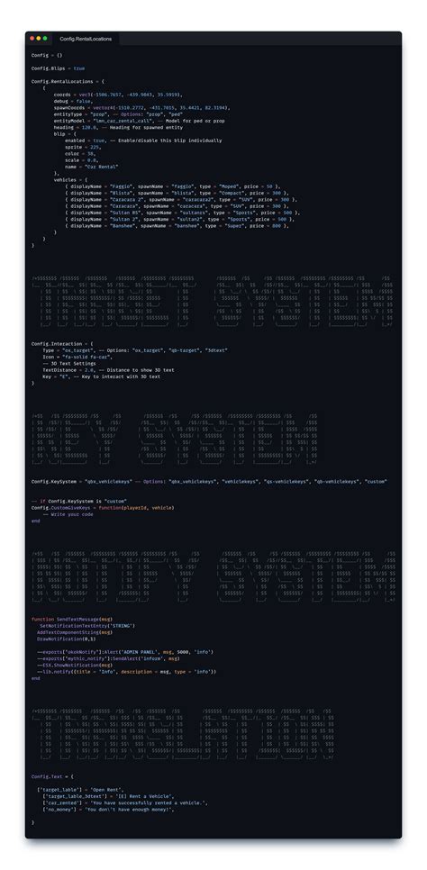 Rental System Prop QBOX QB ESX FiveM Releases Cfx Re Community