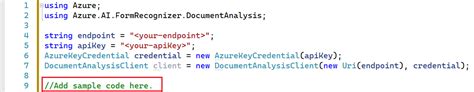 Quickstart Document Intelligence Formerly Form Recognizer Sdks