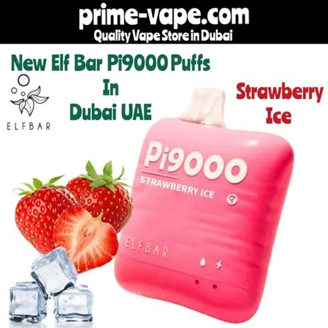Elf Bar Pi9000 Disposable Vape 9000 Puffs Bubbly Design In Dubai