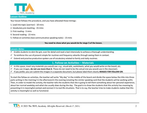 Solution The Tefl Academy Level 5 Tefl Course Assignment A Complete