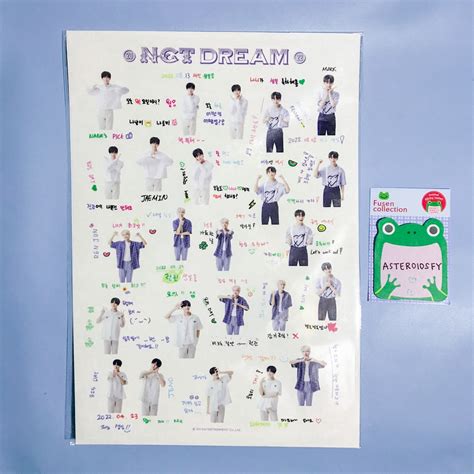 Jual Sharing Sticker Member Seasons Greetings 2022 Nct Dream Mark
