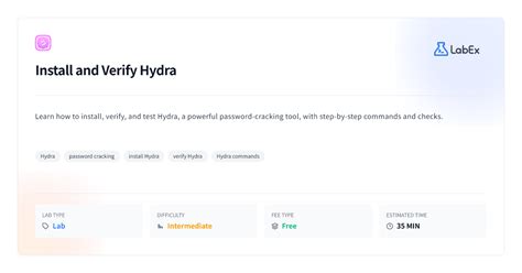 Hydra 설치 및 검증 Labex