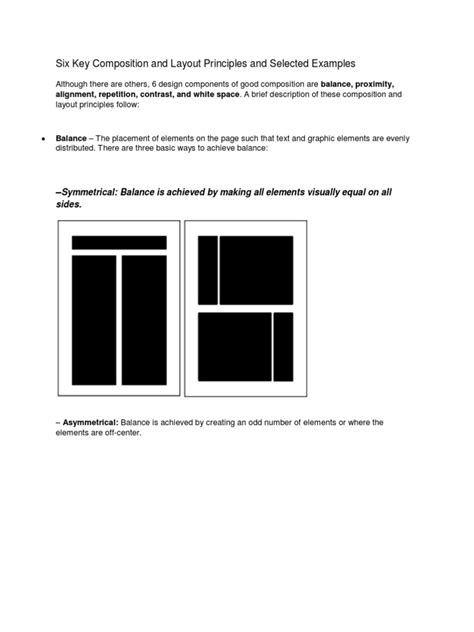 Visual Design Composition And Layout Principles Pdf Composition