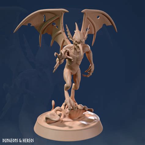 3d Printable Water Mephit Elemental Mephit Mephit Monster Monster