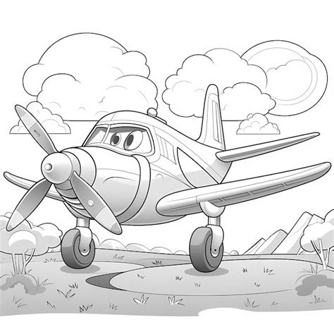 16000 Plane Crash Coloring Pages Pictures