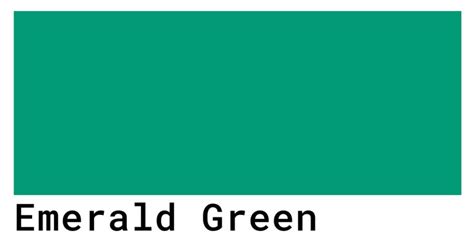 Emerald Green Color Codes The Hex RGB And CMYK Values That You Need Emerald Green Green