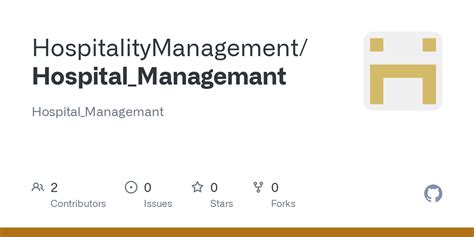 github hospitalitymanagement hospital managemant hospital managemant