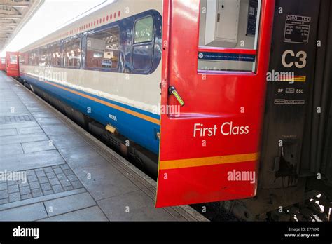 First Class Train Carriage On An East Midlands Trains High Speed Train Hst At Nottingham