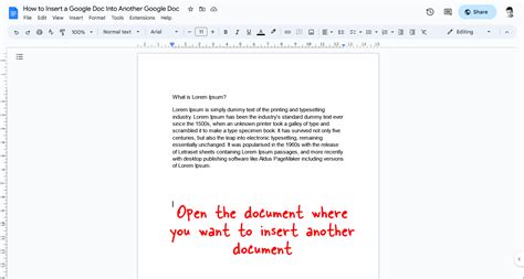 How To Insert A Google Doc Into Another Google Doc