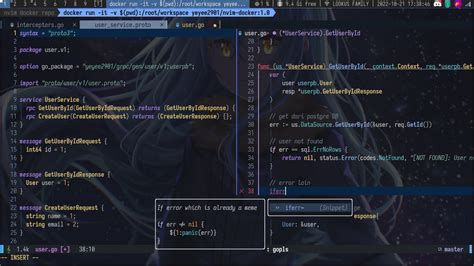 Github Coderad00gonvimide My Neovim Config Dockerized