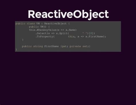 Reactiveui Rx Mvvm