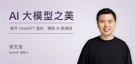 Ai大模型之美教程 程序人生 极客微课堂