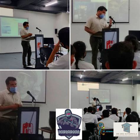 Taking Neurosurgery Lecture For Final Year Undergraduates Swasthya Kalyan Dr Anil Kothiwala