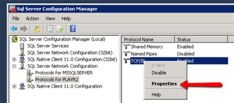 Sql Server How To Configure Sql Server Instance To Listen In Static Port Datahills Technologies