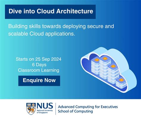Nus Advanced Computing For Executives Ace On Linkedin Technology Cloudcomputing Innovation