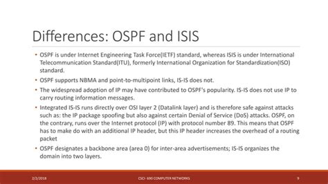 Comparing Ospf Vs Isis PPTX Computer Networking Computing