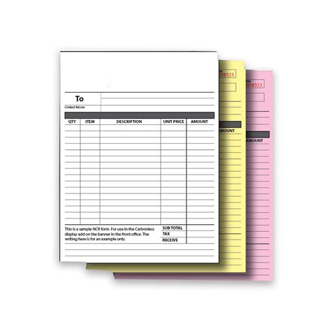 Custom Carbonless Order Forms Printing Services Thecarbonlessforms
