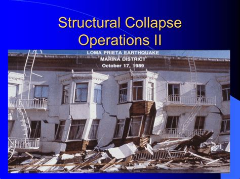 Structural Collapse Operations Shoring And Safety