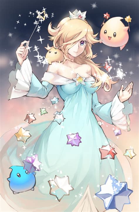 Rosalina Luma And Hungry Luma Mario And More Drawn By Ge B Danbooru