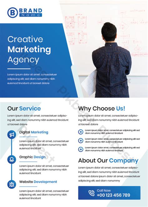 마케팅 전단지 디자인 Ai 무료 다운로드 Pikbest