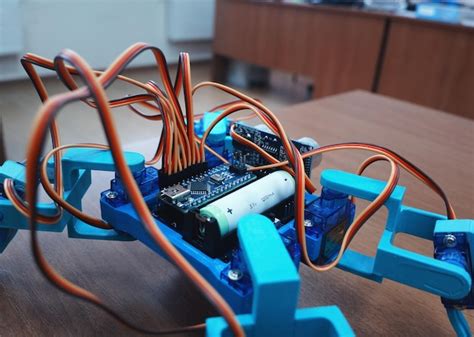 Premium Photo Back View Of Robot Prototype Technology Object