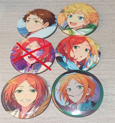 Ensemble Stars Enstars Sora Mitsuru Yuta Can Badges Hobbies And Toys