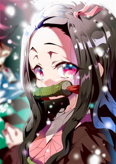 Bamboo Nezuko Kamado Kimetsu No Yaiba R Longhairedwaifus