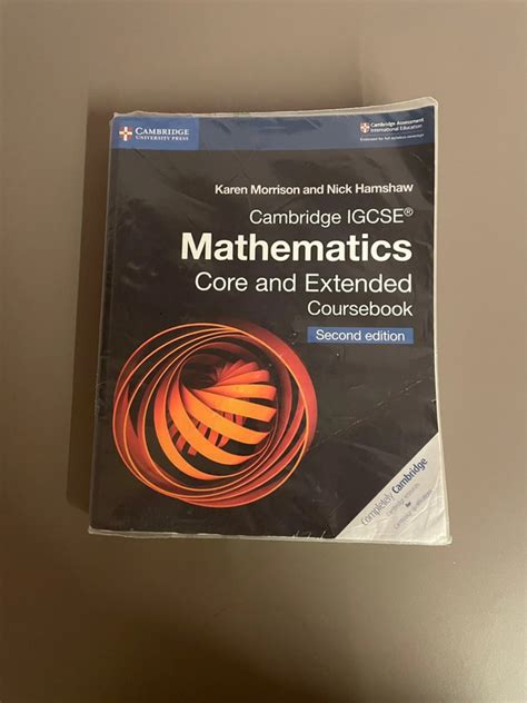 Mathematics Core And Extended Coursebook Second Edition Vinted