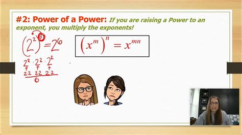 Multiplying With Exponents Youtube