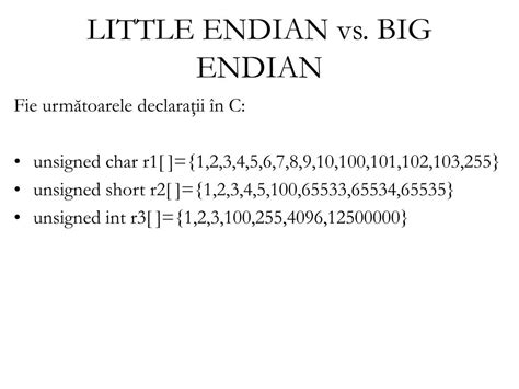Ppt Little Endian Vs Big Endian Powerpoint Presentation Free Download Id3631410