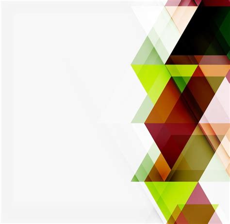 Premium Vector Abstract Geometric Background Modern Overlapping Triangles