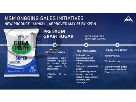 Msm Prai Super Gula Putih Premium 1kg Shopee Malaysia