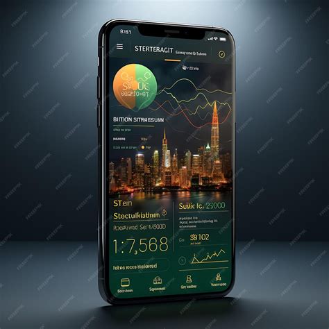 Premium Photo Mobile App Layout Design Of Startup Investment Platform Modern And Sleek Layout