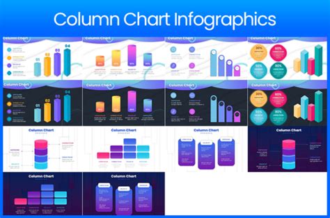 Column Chart Infographics Powerslide