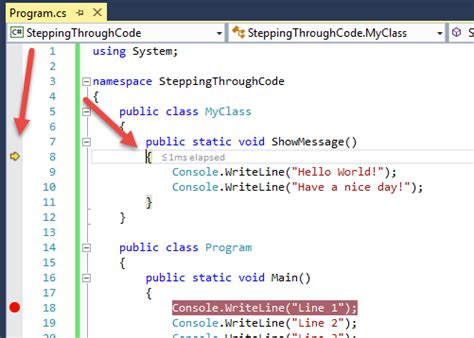 Stepping Through Your Code Compitionpoint C Tutorials