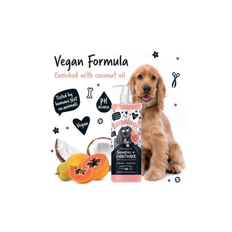 Bugalugs 2 In 1 Papaya And Kokos Honden Shampoo And Conditioner 250 Ml