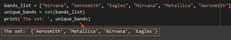 How To Convert List To Set Python