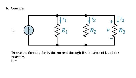 Solved H Considerderive The Formula For I2 ﻿the Current