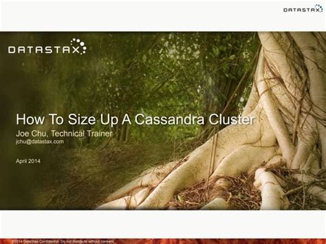 How To Size Up An Apache Cassandra Cluster Training Pptx