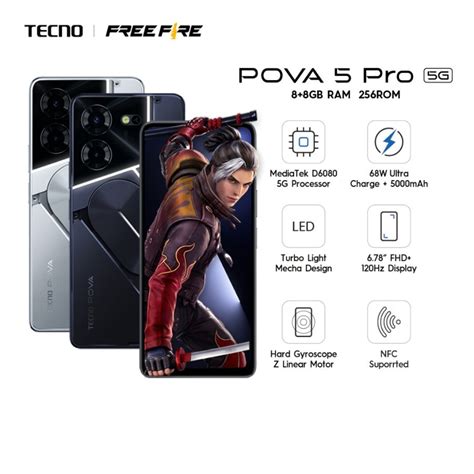 Jual Tecno Pova Pro G Gb Pova Gb Garansi Resmi Original Shopee Indonesia