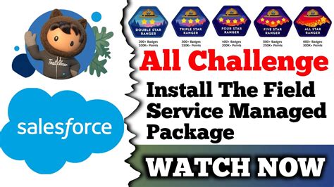 Install The Field Service Managed Package Salesforce Trailhead All Challenge Youtube